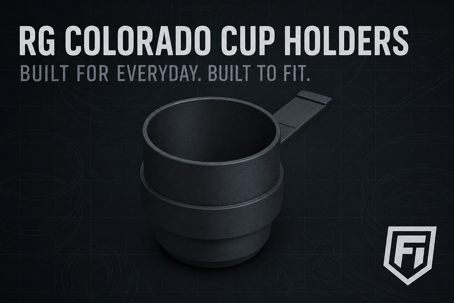 RG Colorado Cup Holders – Reinforced Black Edition – Fast Industries